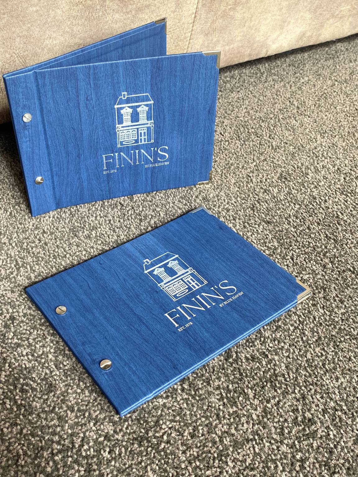 Screw Fix Menu Covers – Mainly Menus